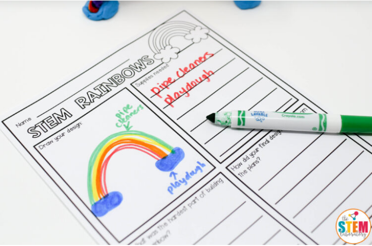 Rainbow STEM Challenge – Learn With Mochi